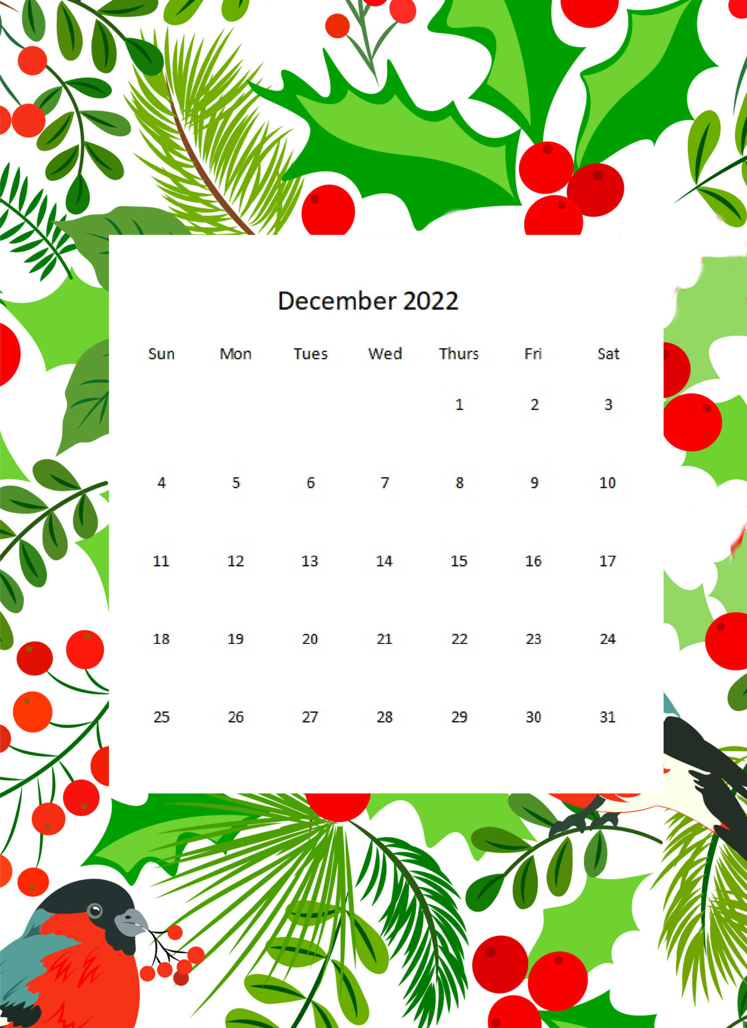 2022 Colorful Monthly Calendars - Free Printable | Hearth and Vine