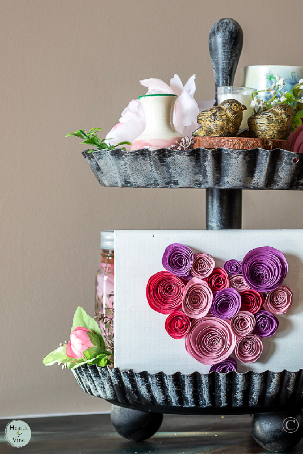 How to Decorate a Tiered Tray | Hearth and Vine