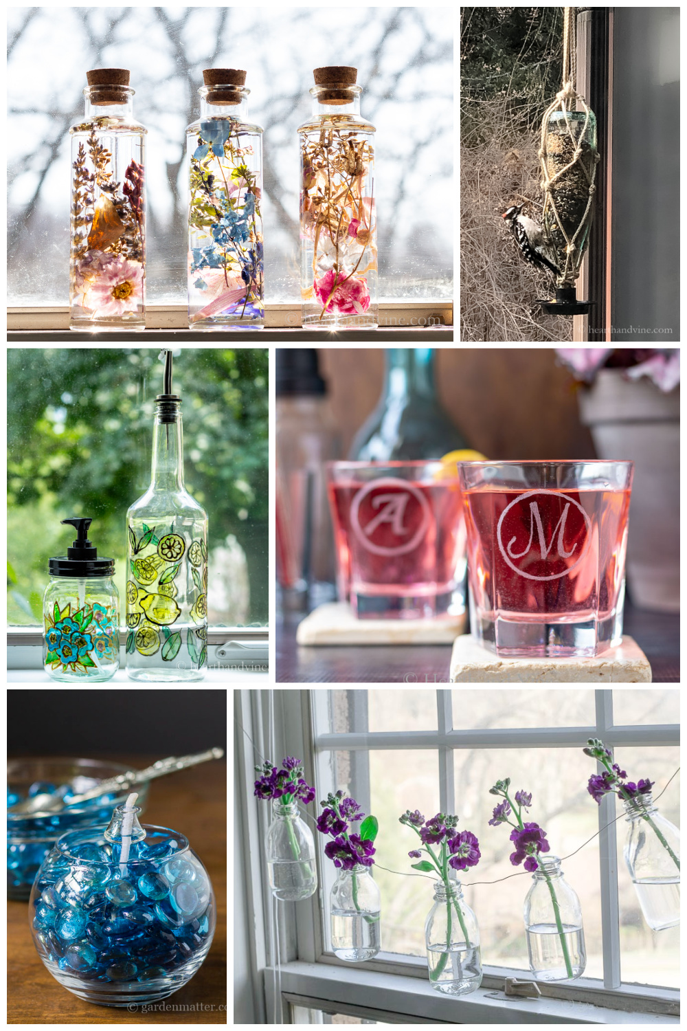 21 Glass Bottle Craft Ideas | Hearth and Vine