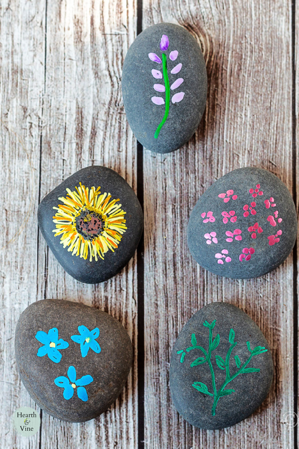 Easy Painted Rock Magnets for Your Fridge | Hearth and Vine