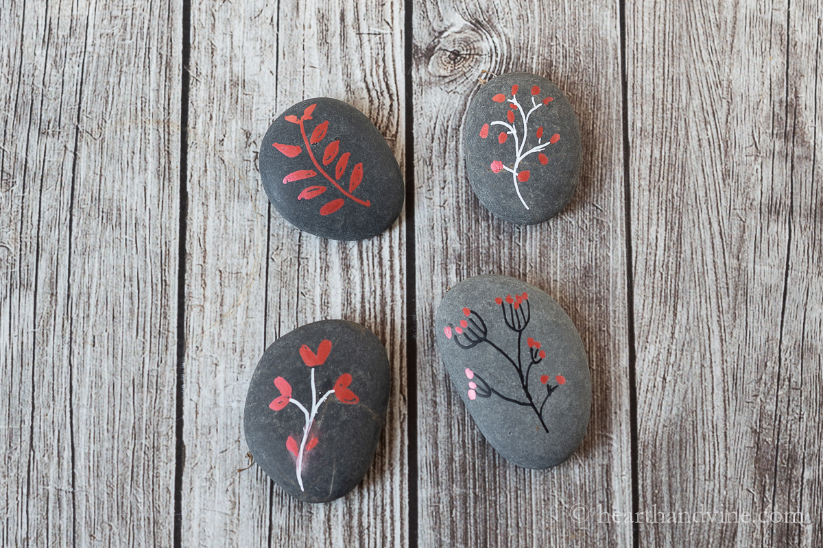 Easy Painted Rock Magnets for Your Fridge