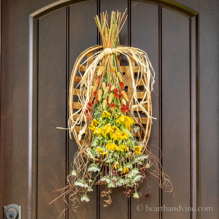 How to Make a Fall Swag - Hearth and Vine