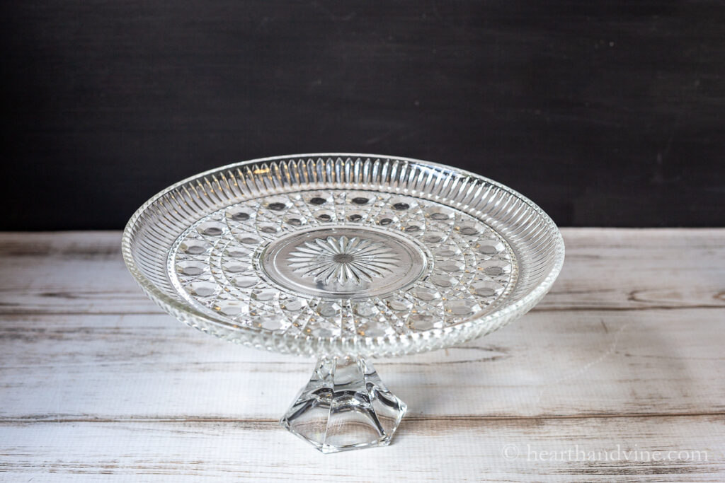 DIY Cake Stand from Thrift Store Items | Hearth and Vine