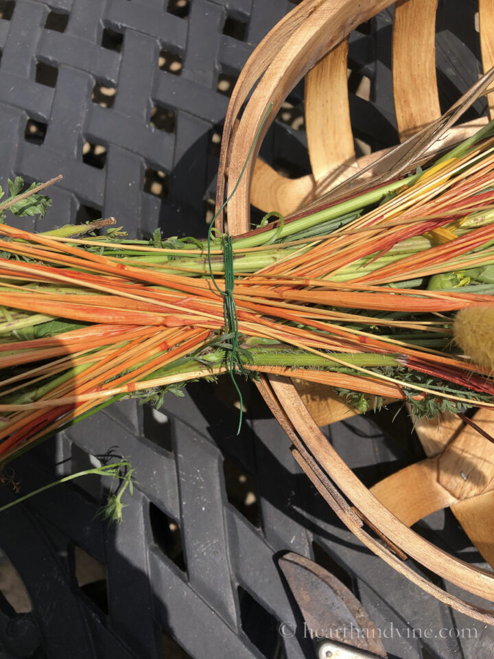 How to Make a Fall Swag for Your Door | Hearth and Vine