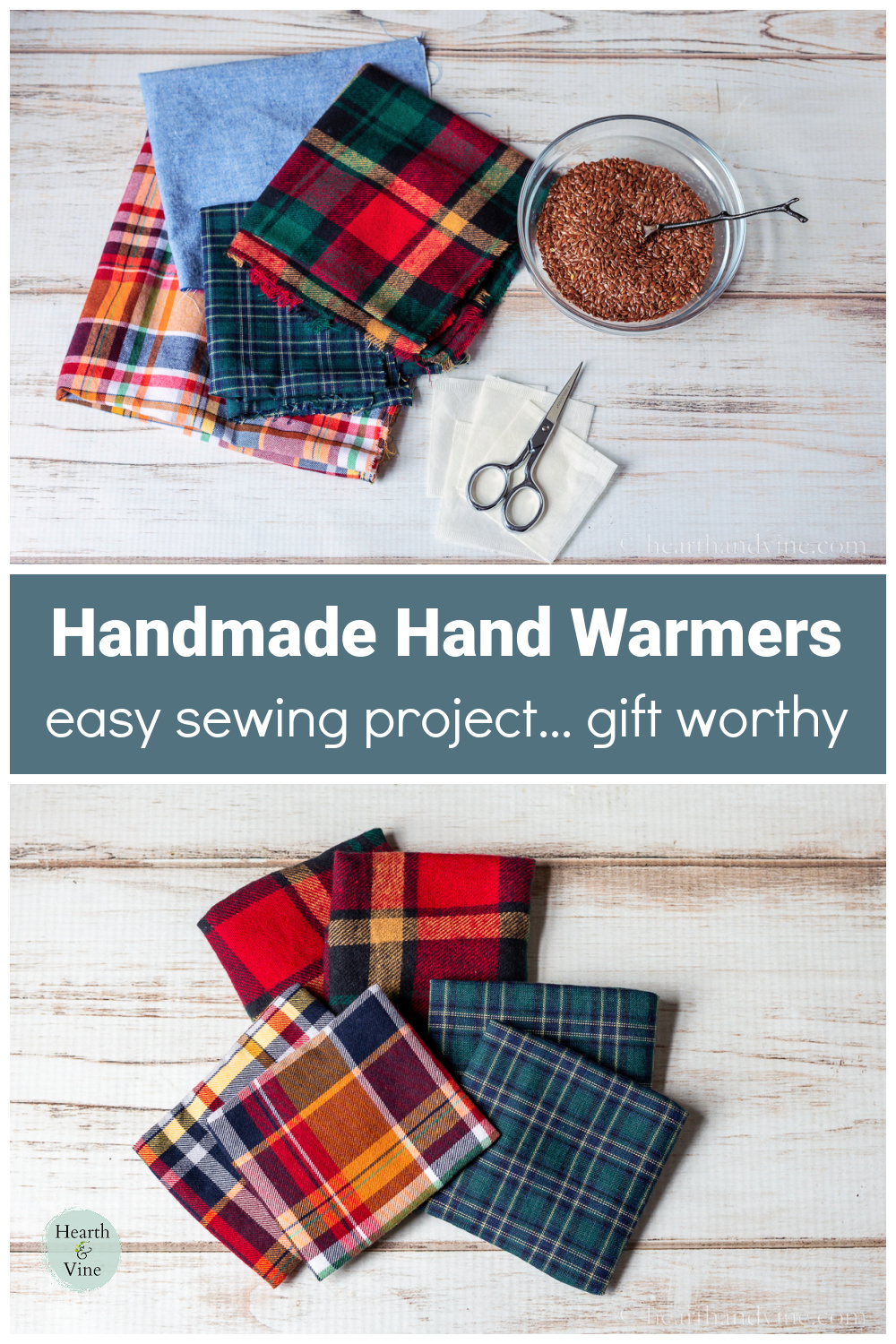 DIY Hand Warmers with Flaxseed | Hearth and Vine