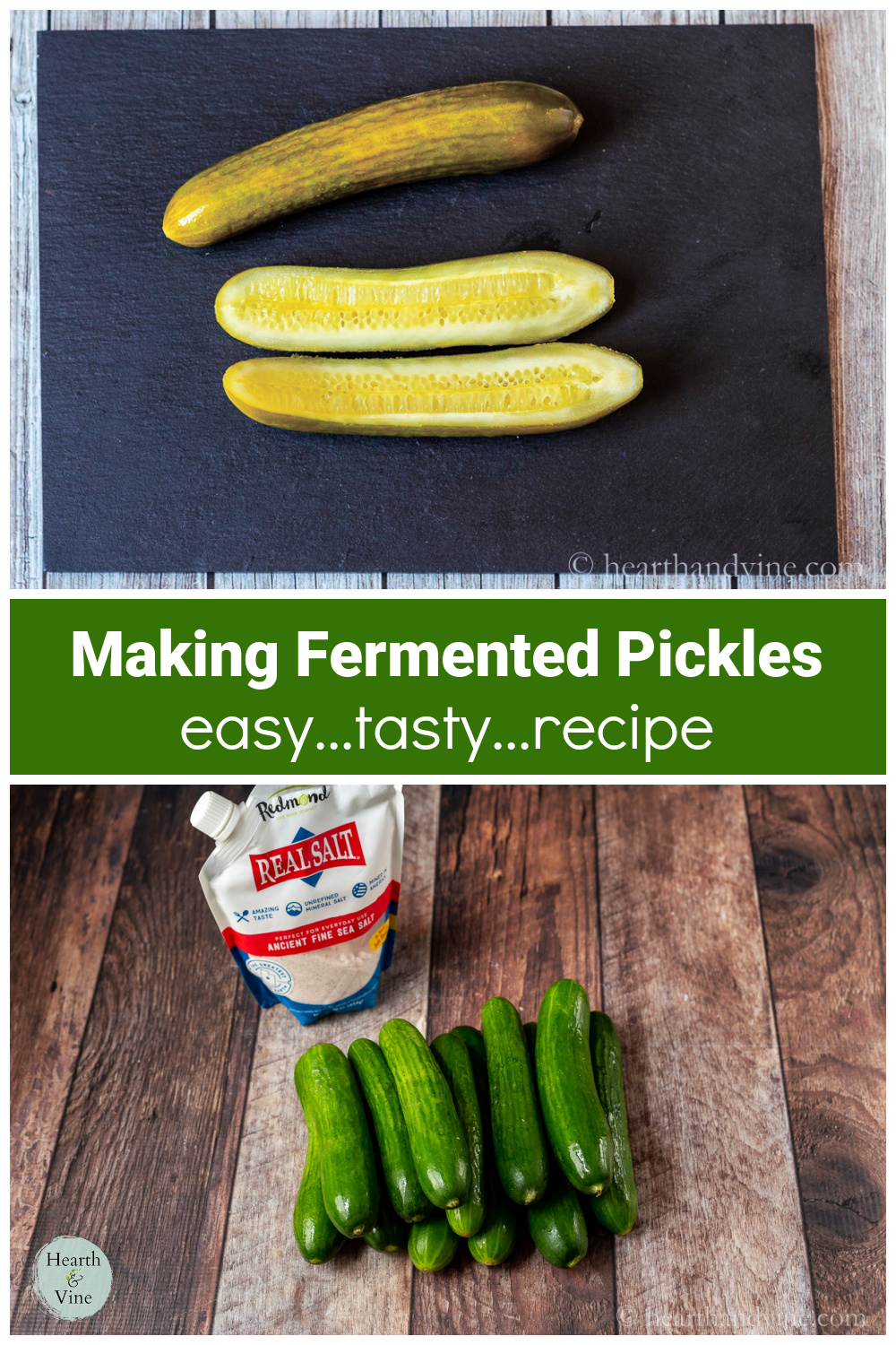 Homemade Fermented Pickles Recipe | Hearth and Vine