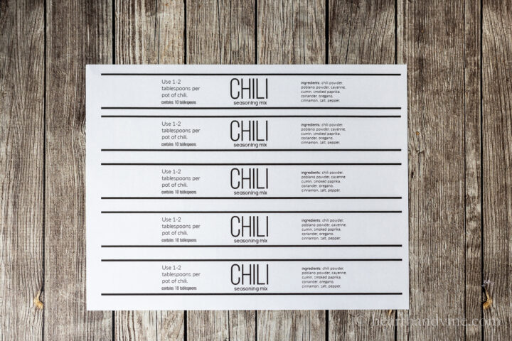 Chili Seasoning Recipe - Tasty Holiday Gift | Hearth and Vine