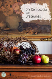 How to Make a Cornucopia for Thanksgiving | Hearth and Vine