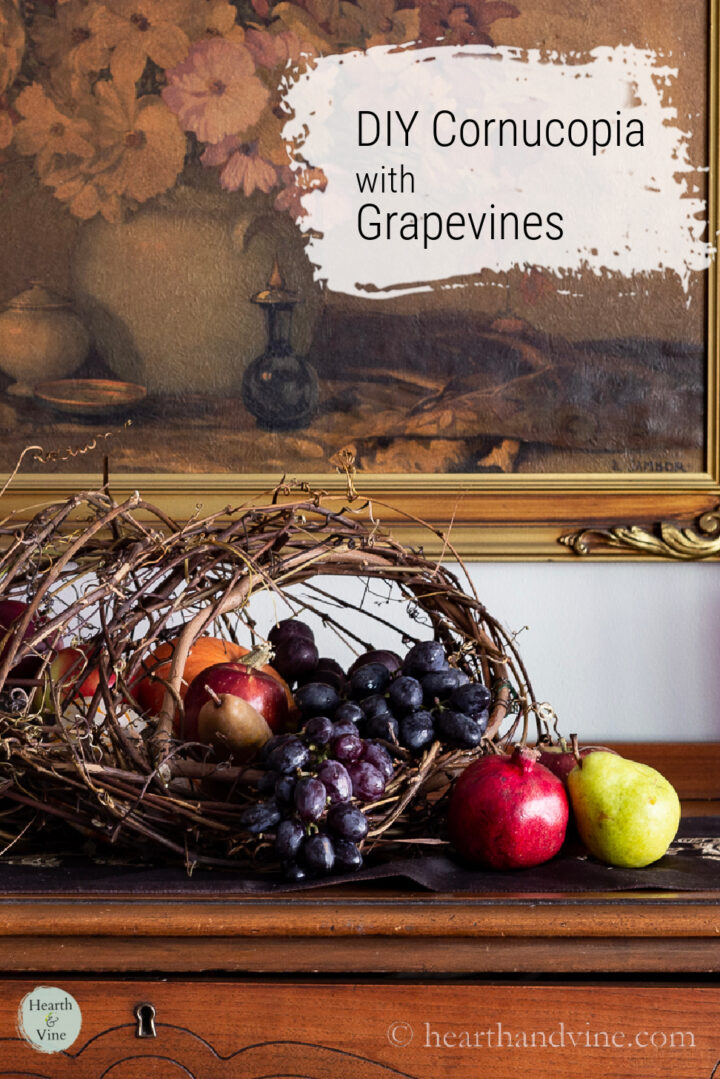 How to Make a Cornucopia for Thanksgiving | Hearth and Vine