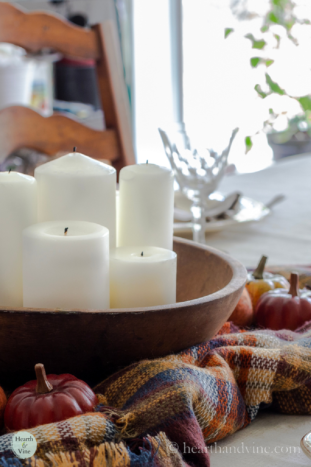 Fall Dough Bowl Centerpiece | Hearth and Vine