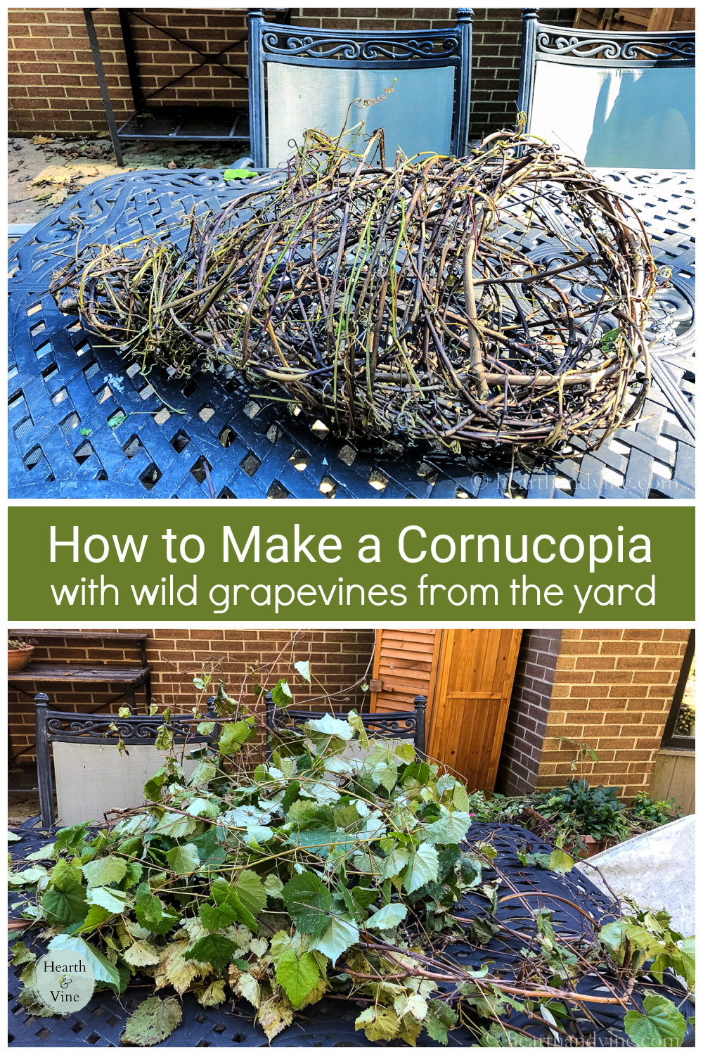 How to Make a Cornucopia for Thanksgiving | Hearth and Vine