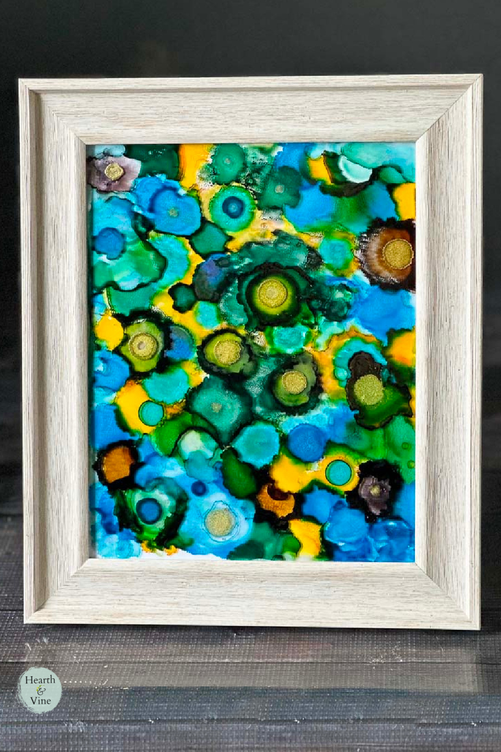 Alcohol Ink on Glass Tutorial | Hearth and Vine