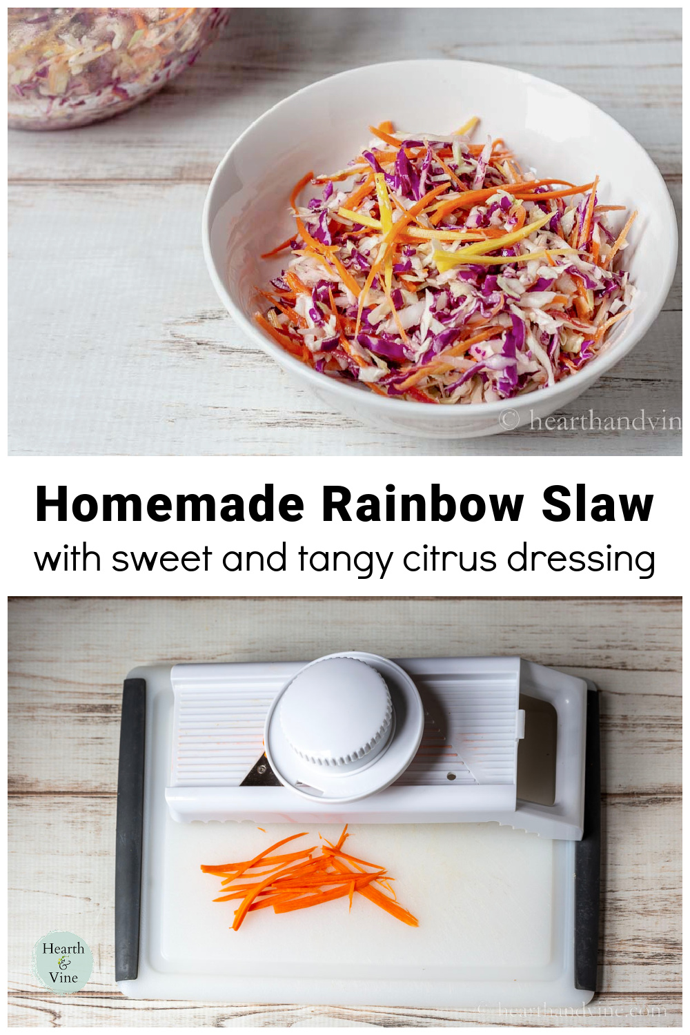 Rainbow Slaw Recipe | Hearth and Vine
