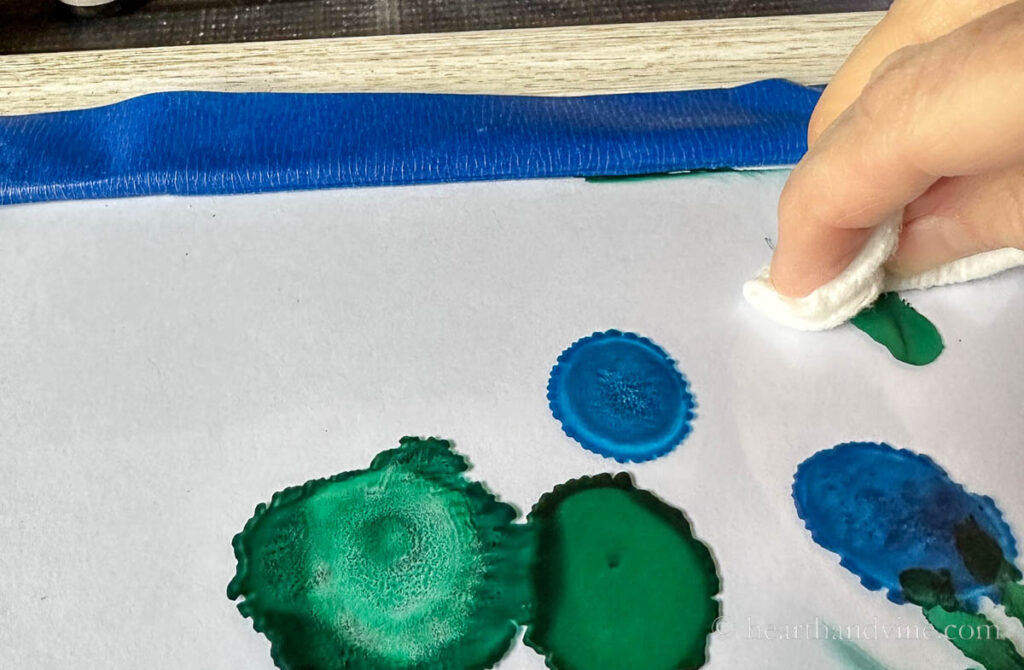 Alcohol Ink on Glass Tutorial | Hearth and Vine