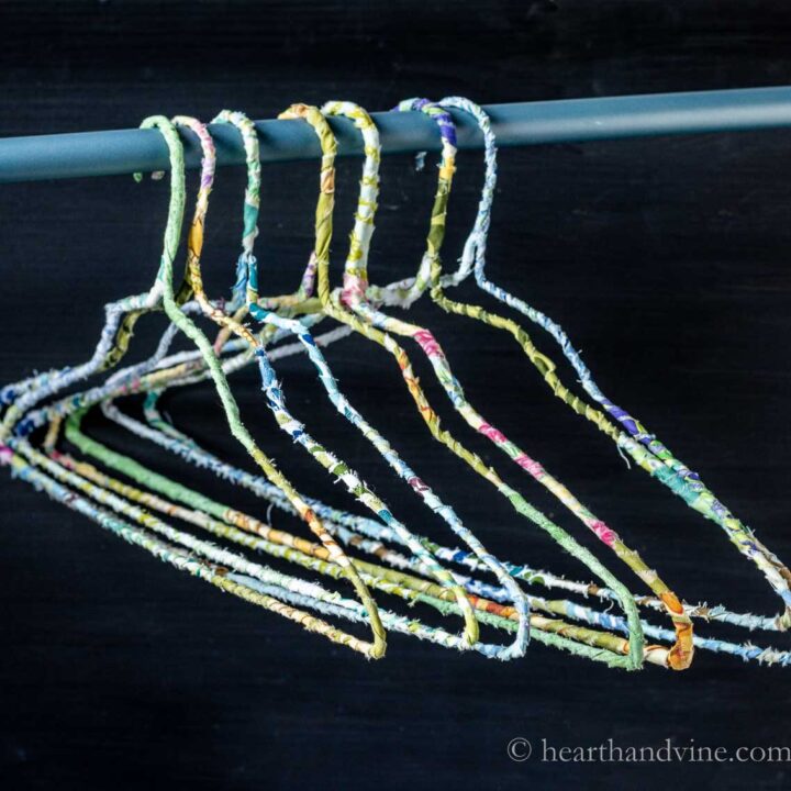 How to Make Fabric Covered Hangers | Hearth and Vine