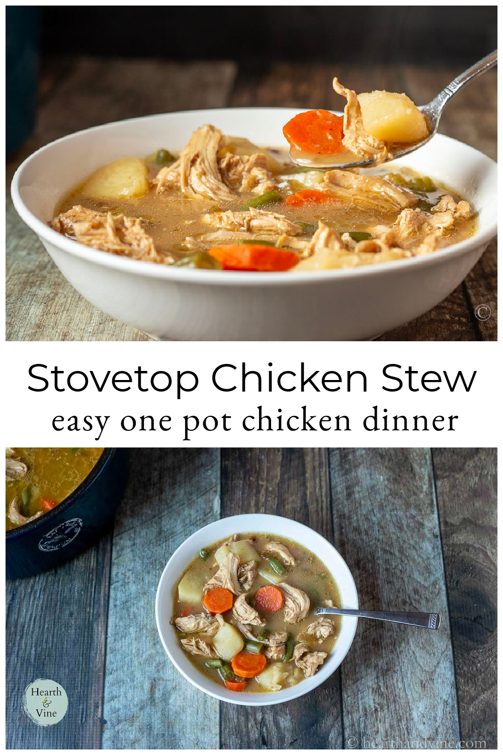 One Pot Chicken Stew Recipe | Hearth and Vine