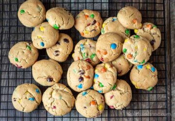 Peanut Butter M&M Cookie Recipe | Hearth and Vine