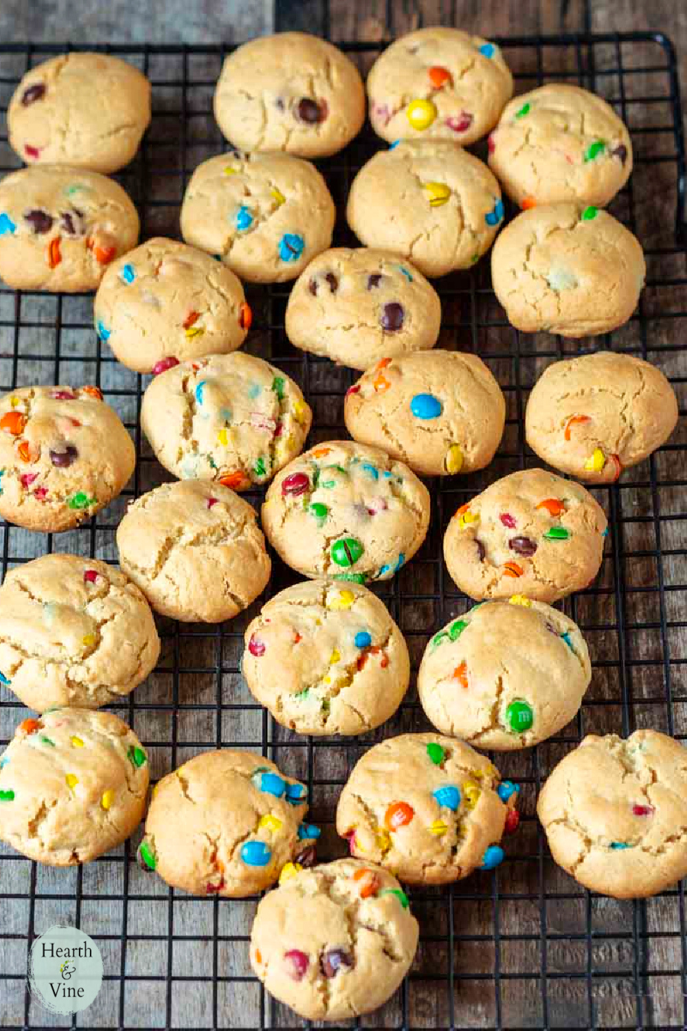 Peanut Butter M&M Cookie Recipe | Hearth and Vine