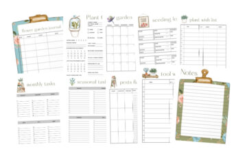 Flower Garden Planner Printable | Hearth and Vine