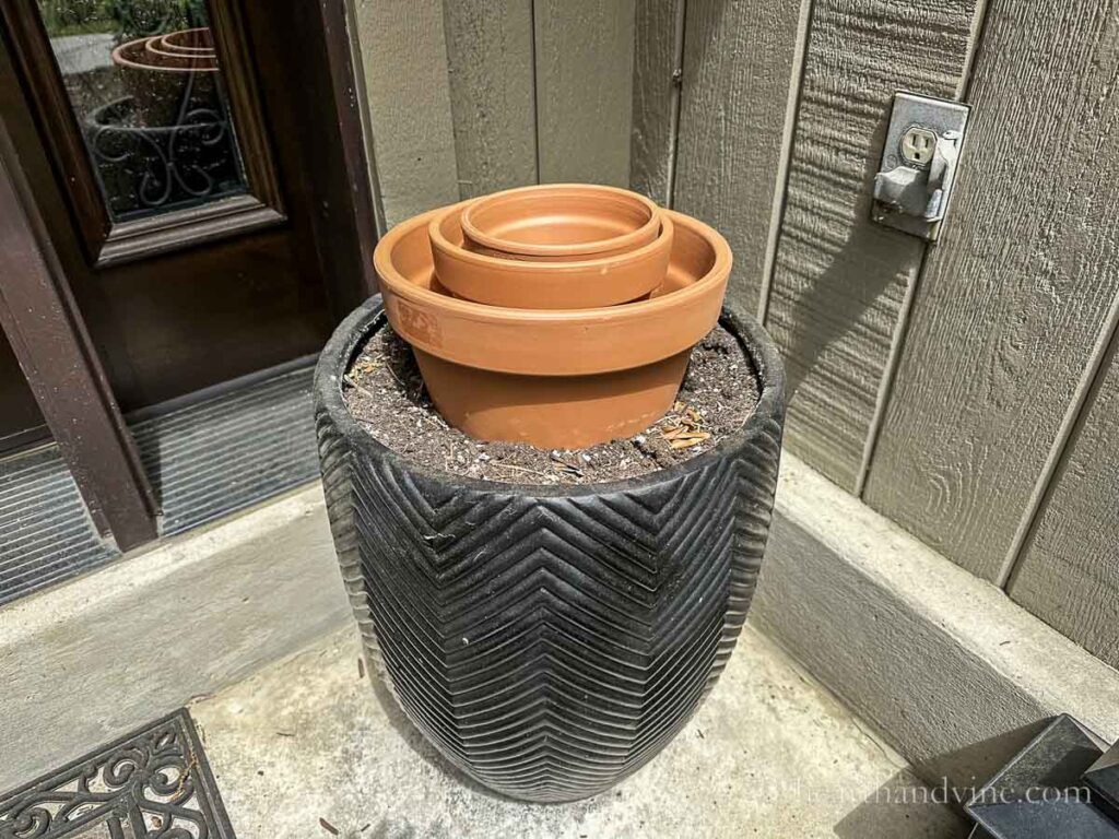 DIY Stacked Flower Pots | Hearth and Vine