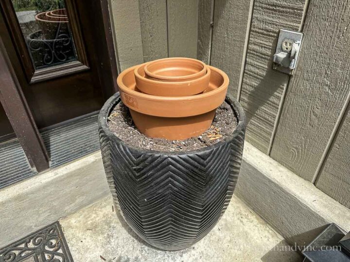 DIY Stacked Flower Pots | Hearth and Vine