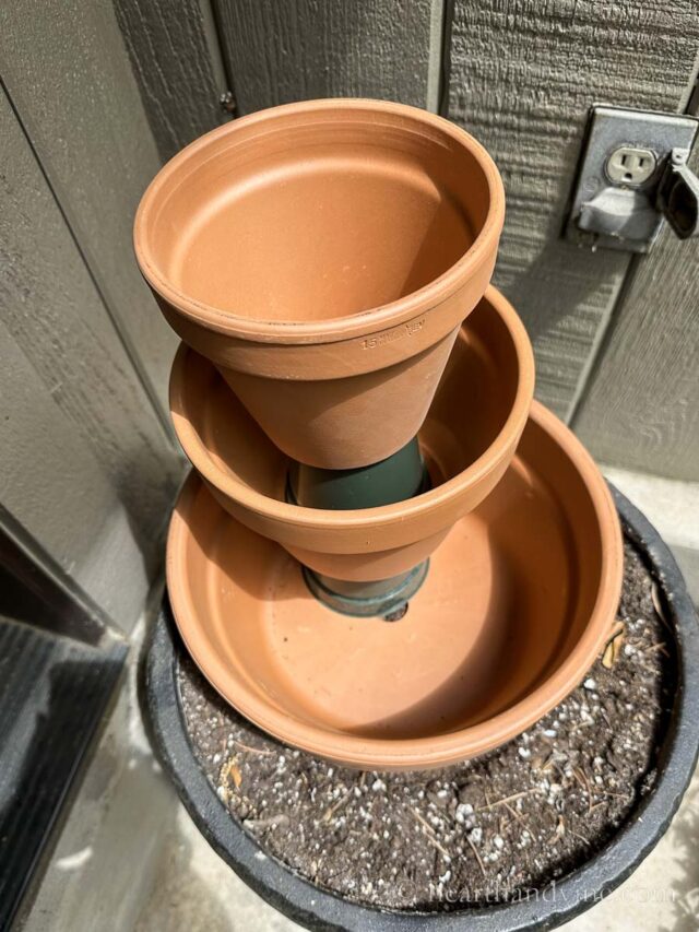 DIY Stacked Flower Pots | Hearth and Vine