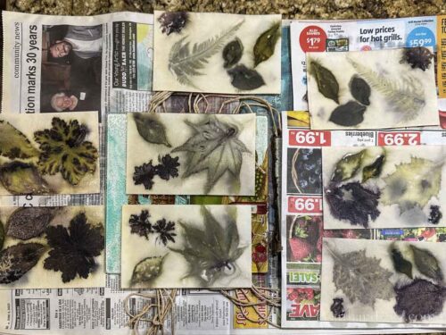 Eco Printing on Paper Craft | Hearth and Vine