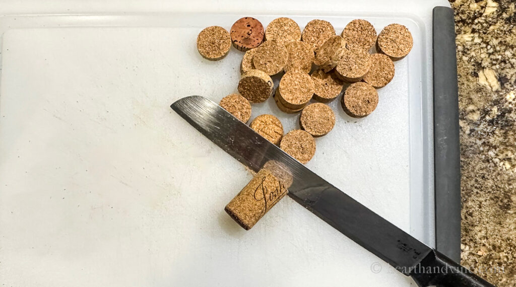 DIY Wine Charms from Wine Corks | Hearth and Vine