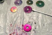Alcohol Ink Washer Necklace Tutorial | Hearth and Vine