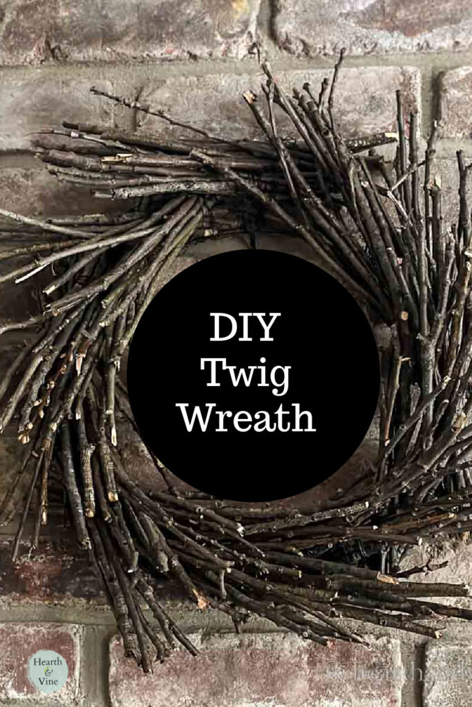 Twig Wreath DIY with Fall Branches from Your Backyard. | Hearth and Vine