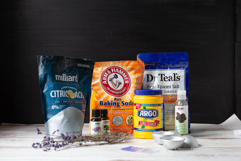 DIY Bath Bombs with Flowers and Color