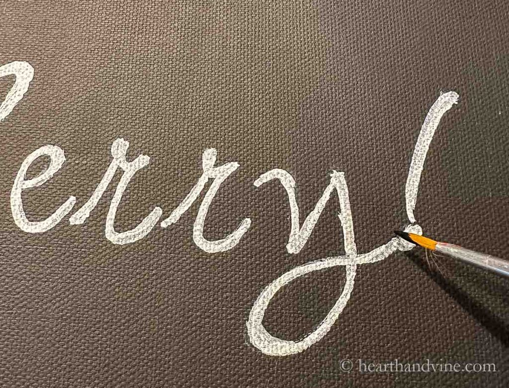 DIY Lighted Sign for Christmas | Hearth and Vine