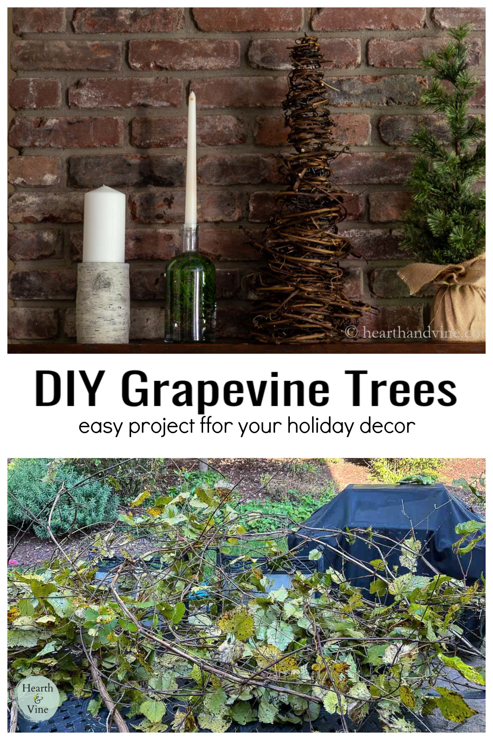 How to Make a Grapevine Tree for Christmas | Hearth and Vine