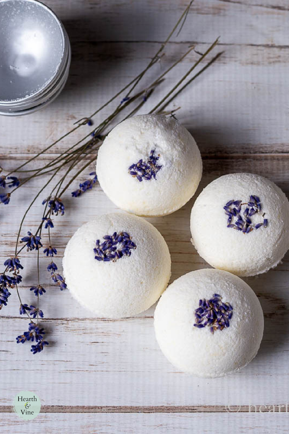 DIY Bath Bombs with Flowers and Color | Hearth and Vine