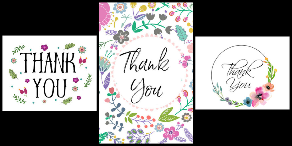 Free Printable Thank You Cards | Hearth and Vine