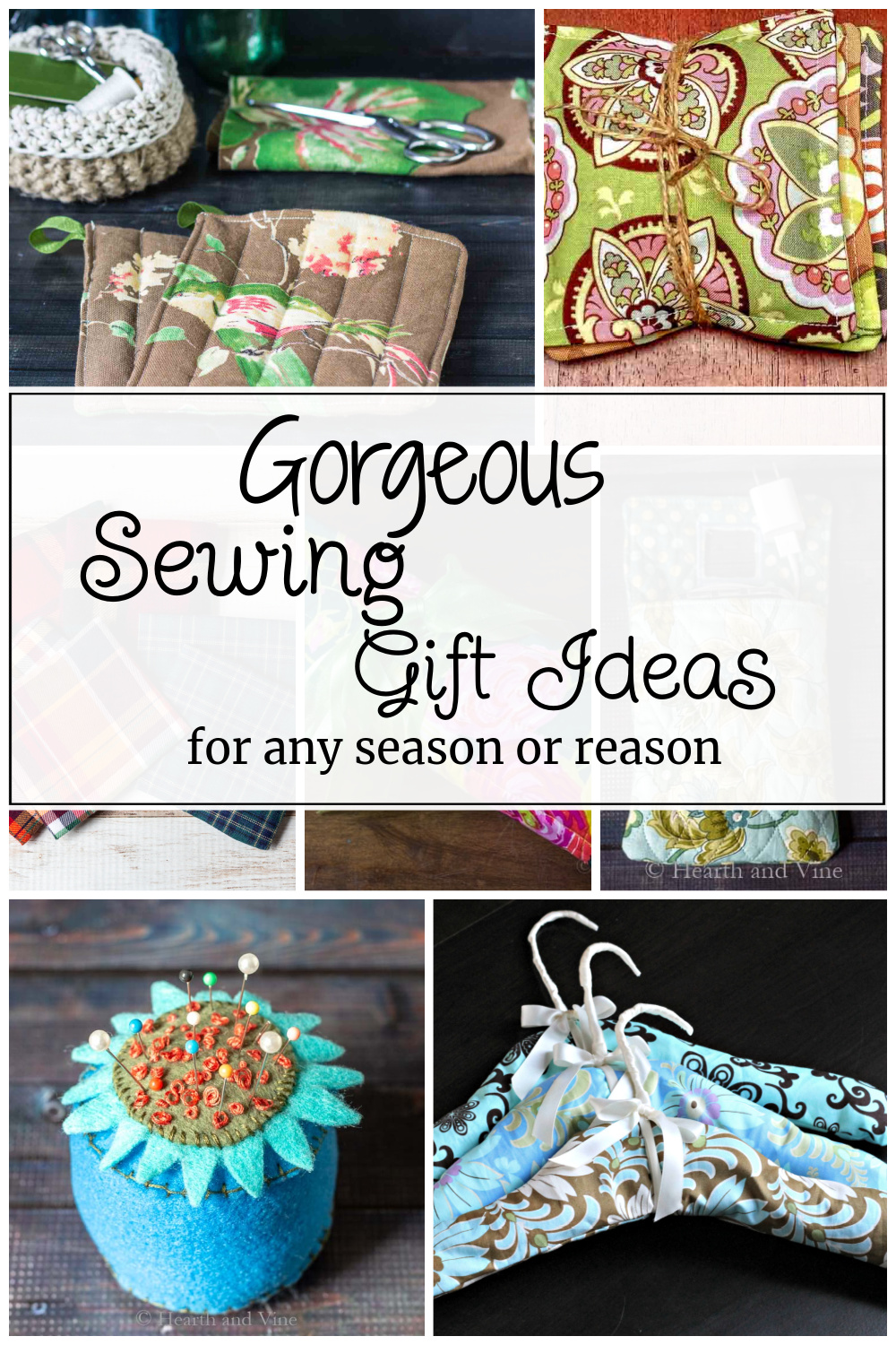 13 Easy Handmade Sewn Gifts to Try | Hearth and Vine