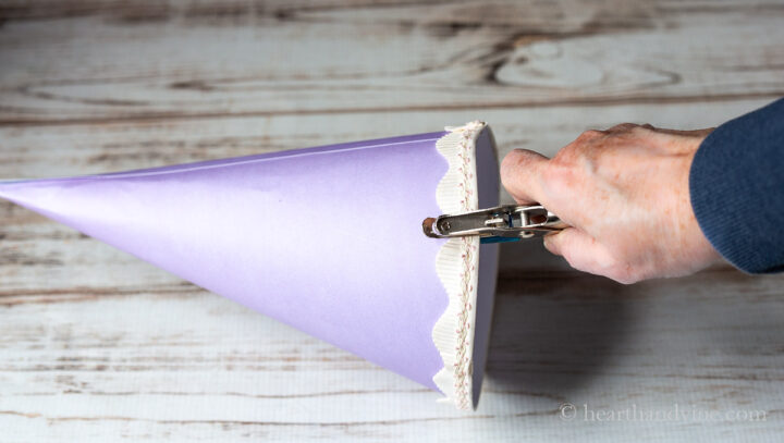 How to Make a Paper Cone for a Flower Bouquet | Hearth and Vine