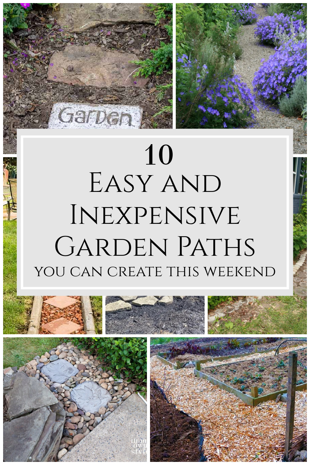 Cheap Garden Pathway Ideas | Hearth and Vine