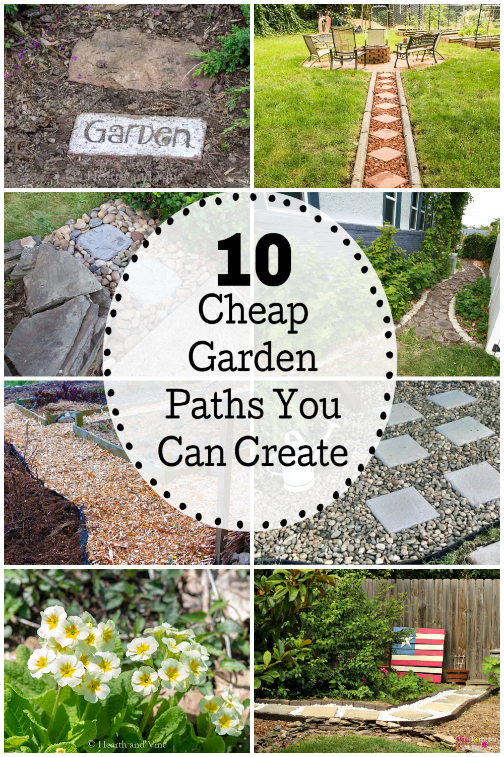 Cheap Garden Pathway Ideas | Hearth and Vine