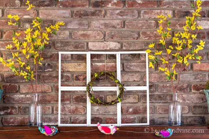 DIY Window Frame Craft | Hearth and Vine