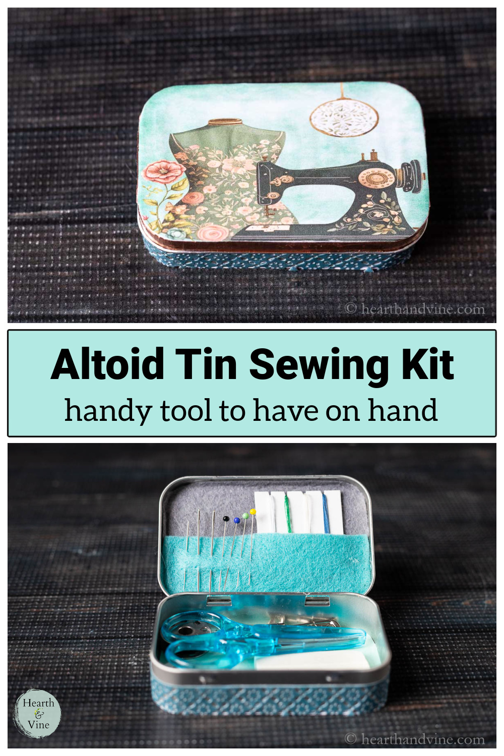 Altoid Sewing Kit for Handy Fixes On the Go