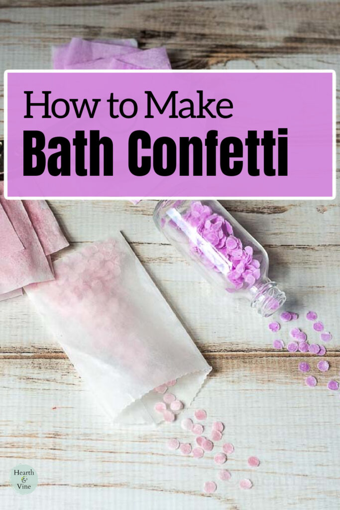 How to Make Bath Confetti at Home
