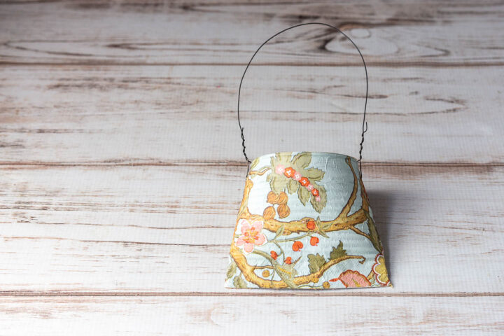 Smashed Can Basket Craft for May Day | Hearth and Vine