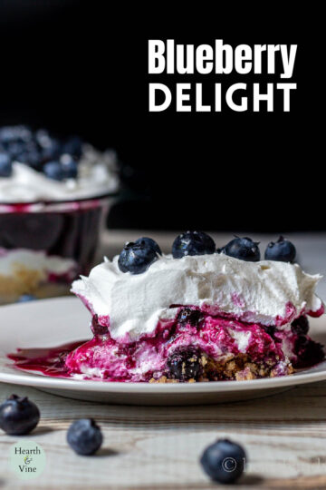 Blueberry Delight - A Delicious Easy No Bake Dessert