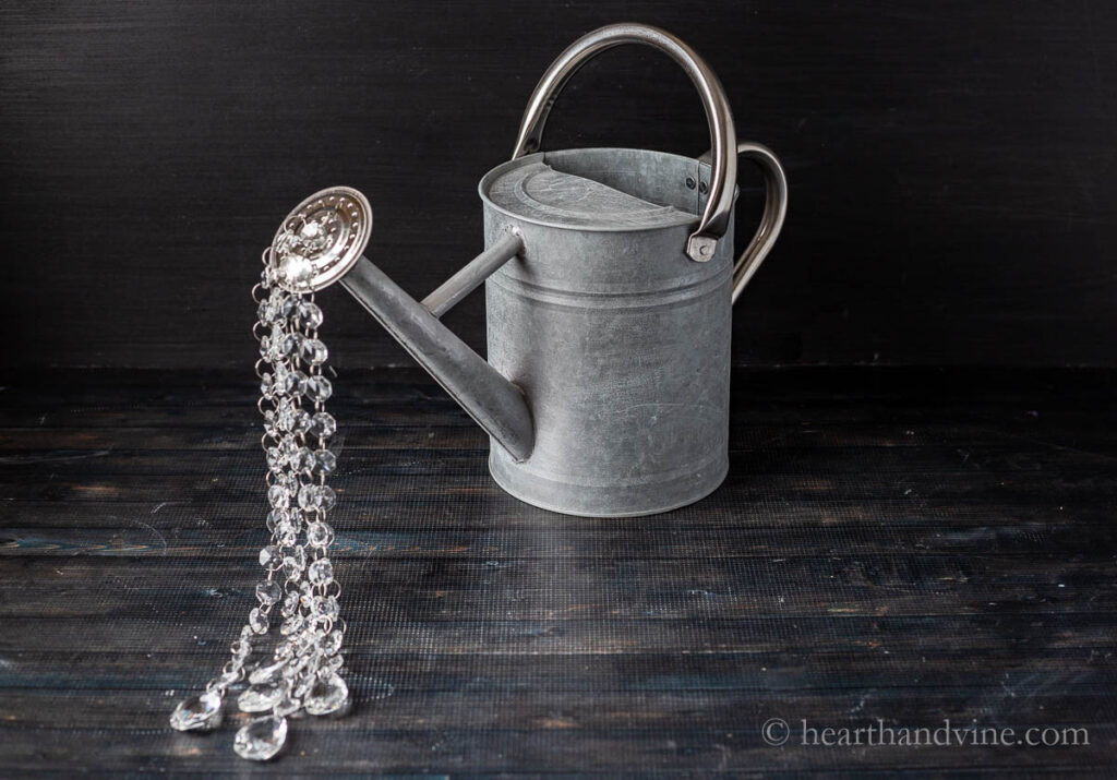 Make a Watering Can with Crystals
