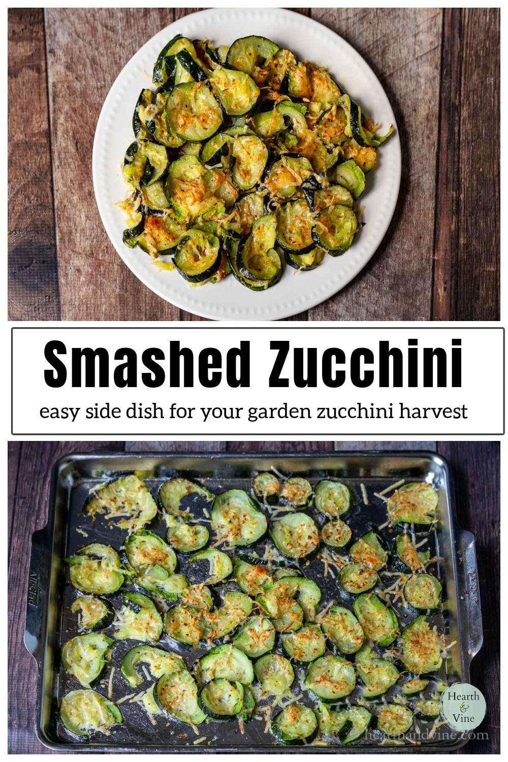 Smashed Zucchini - An Easy and Delicious Side Dish Recipe