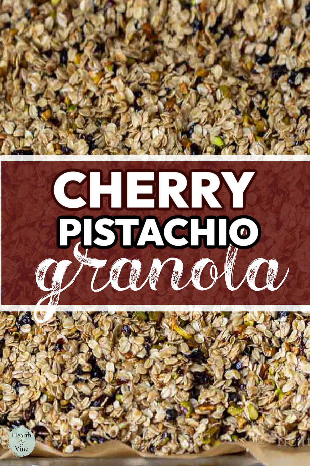 Cherry Pistachio Granola - A Sweet and Delicious Healthy Snack