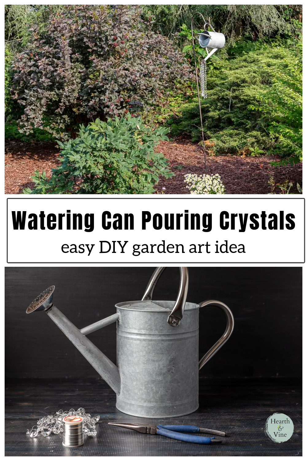 Make a Watering Can with Crystals