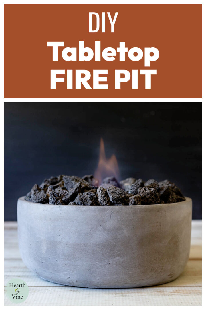 DIY Tabletop Fire Pit