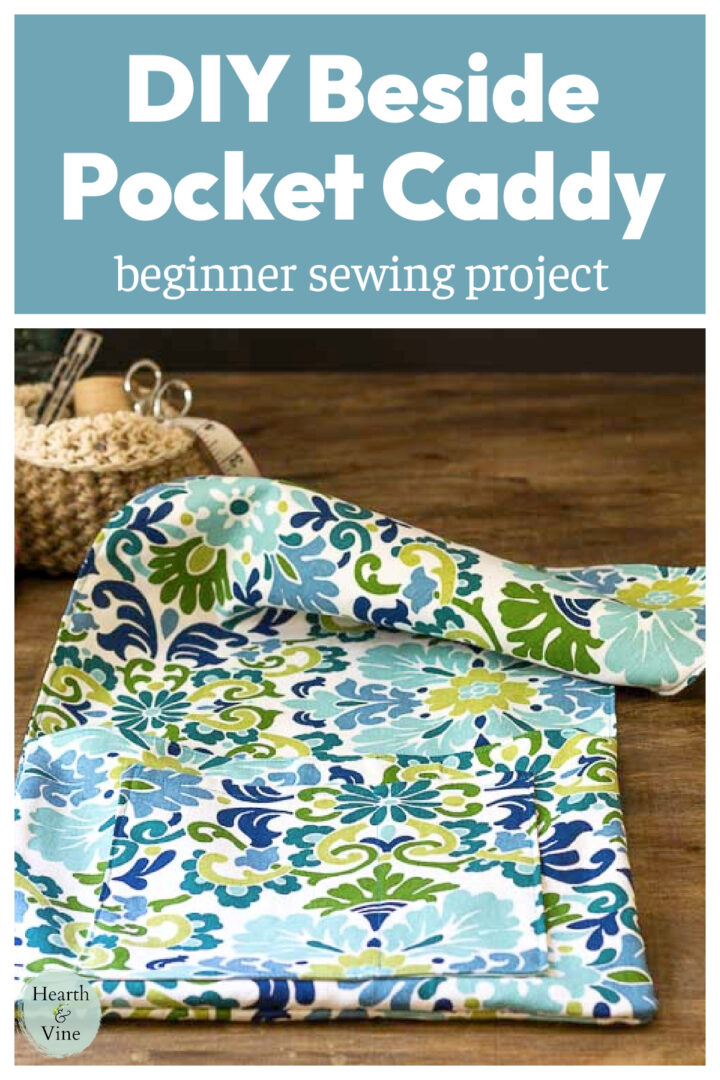 DIY Bedside Caddy For Home or College Dorms